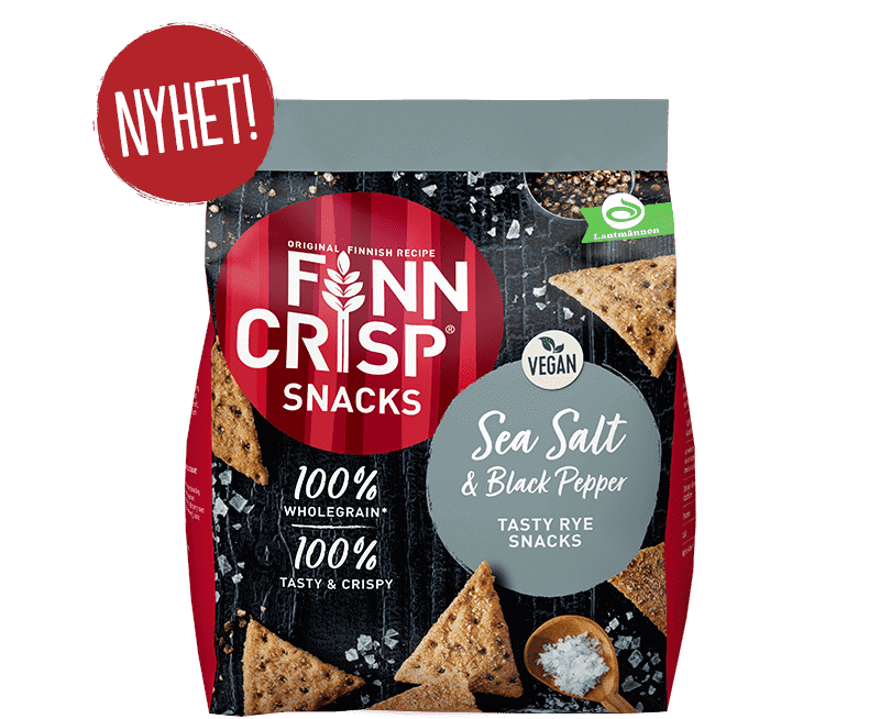 Sea Salt & Black Pepper Snacks | FINN CRISP